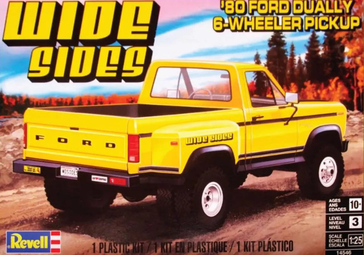 REV14546 1/25 WIDES SIDES 1980 DUALLY 6 WHEEL PICKUP – The Hobby Centre